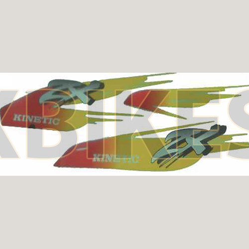 COMPLETE STICKER KIT KINETIC ZX (ALL) ZADON- Motorcycle Parts For ...