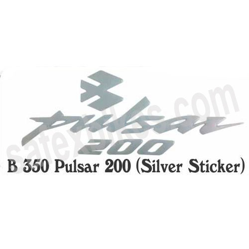 COMPLETE STICKER KIT PULSAR 200CC (SILVER DOOM MONOGRAM) ZADON ...