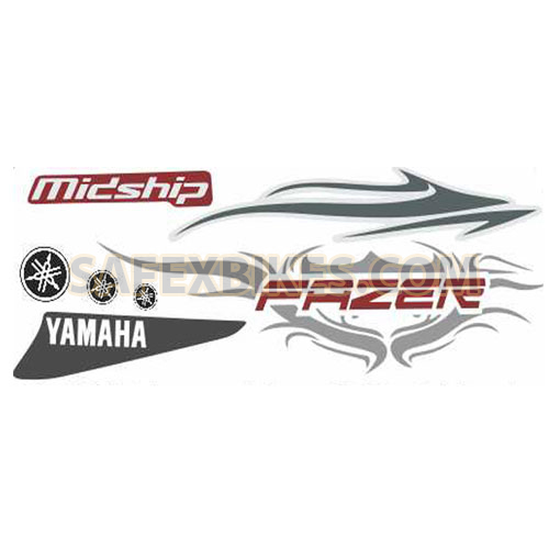 COMPLETE STICKER KIT FAZER NM TYPE 3 ZADON- Motorcycle Parts For Yamaha ...